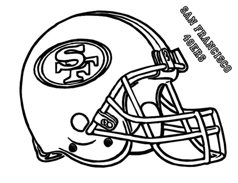 49ers Coloring Page Coloring Page Book