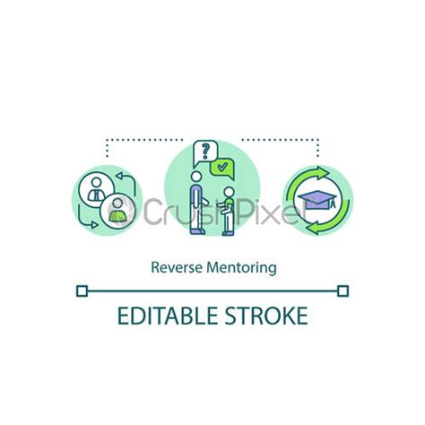 Reverse Mentoring Concept Icon Stock Vector 2320533 Crushpixel