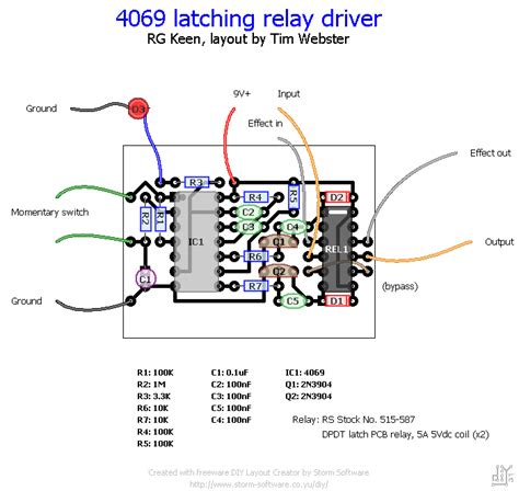 Using A Latching Relay Driver For True Bypass Fredric Website