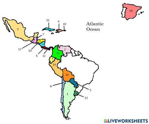 Spanish Speaking Countries Map