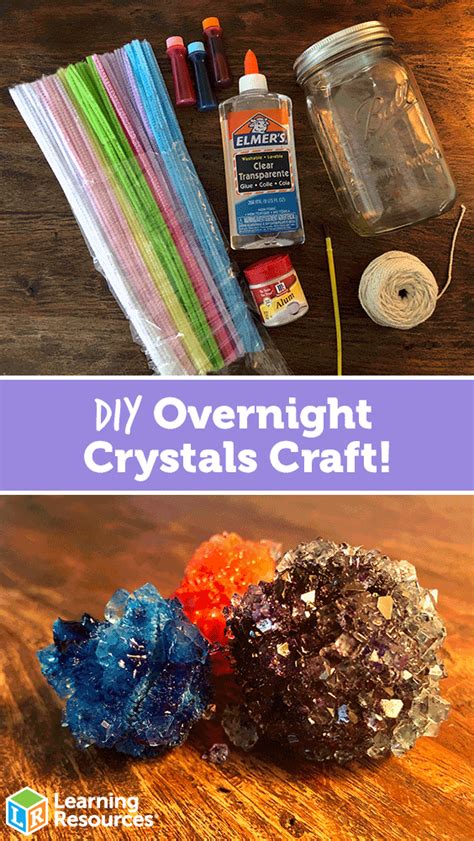 Looking For A Fun Sleepover Activity Check Out This Diy Overnight Crystals Craft