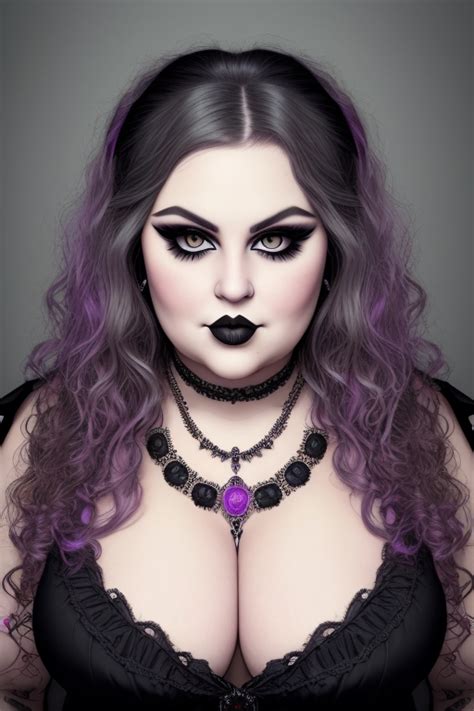 Goth Bbw Portrait 9 By Ssbbw Admirer On Deviantart