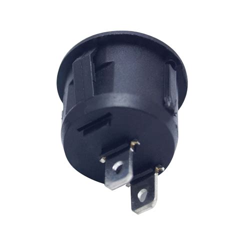 New Round Rocker Switch 2 Terminals Red Button Toggle Switch Onoff