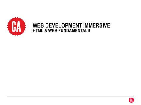 Ppt Web Development Immersive Html And Web Fundamentals Powerpoint