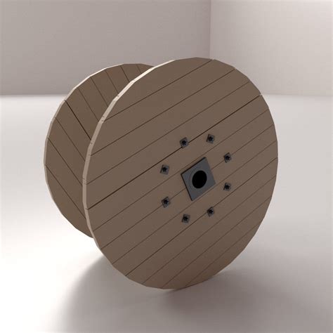 Cable Drum 3d Model By Firdz3d