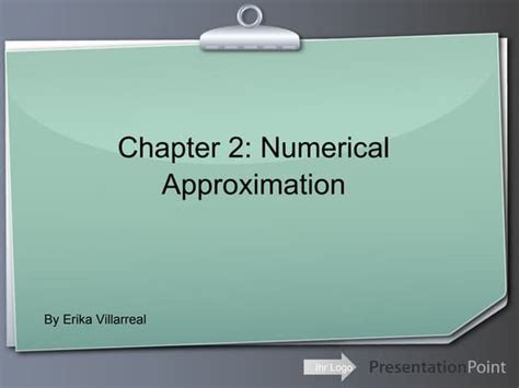Errors In Numerical Analysis