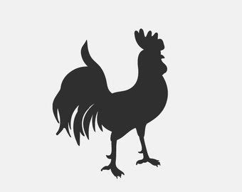 Rooster Silhouette Clip Art At Getdrawings Free Download