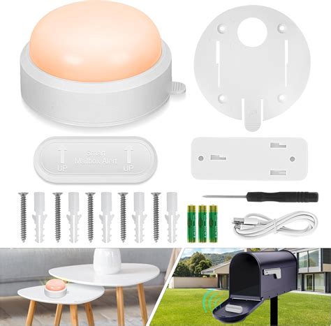 Mailbox Alarm Alert For Delivered Mail 2024 Upgrade 500ft Wireless Smart Mailbox Alarm