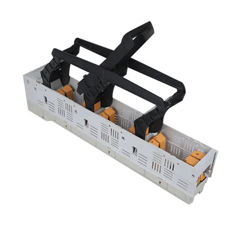 Vertical Fuse Rail Fuse Switch Disconnector With Installation Handle Isolator Switch And Busbar