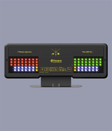 Favero Scoring Box Full Arm 01 T World Fencing Style