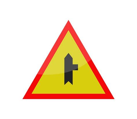 Premium Vector Right Side Traffic Sign