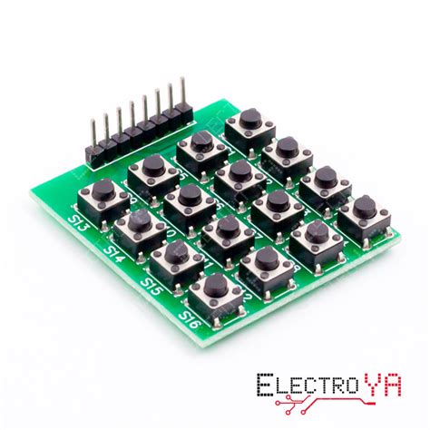 Teclado Matricial x Interfaz Perfecta para Tus Proyectos ElectroYA Robótica y electrónica