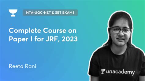 NTA UGC NET SET Exams Complete Course On Paper I For JRF 2023 By Unacademy