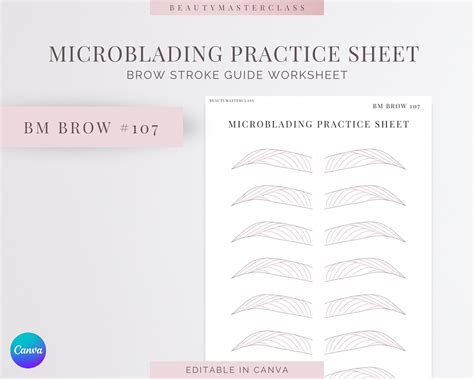 Free Printable Microblading Practice Sheets Free Printable Hq