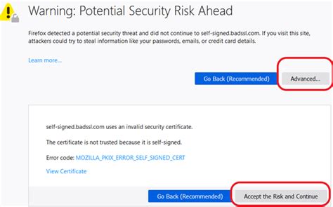 Guide On How To Fix The ‘warning Potential Security Risk Ahead In Firefox