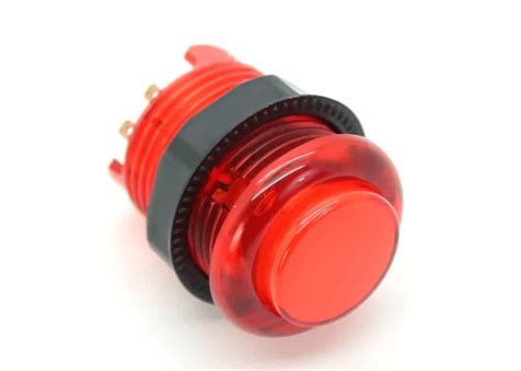 Arcade Control Kit Player LED Red Red The Geek Pub