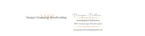 Morgan Transcript Proofreading
