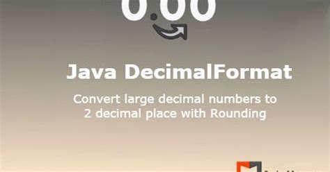 Java DecimalFormat Format Large Numbers To 2 Decimal Places