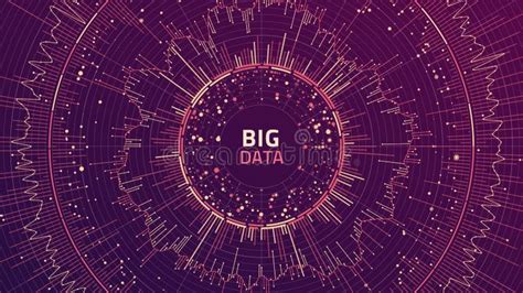 Big Data Concept Visualization Data Complexity Representation Abstract Radial Plot Advanced