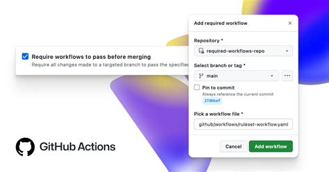 Enforcing Code Reliability By Requiring Workflows With Github Repository Rules The Github Blog