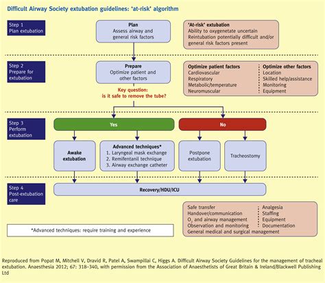 Extubation And Emergence Anaesthesia And Intensive Care Medicine