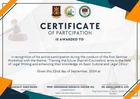 Practicum Workshop Certificate 20240919 072631 0000 Certificate Of Partcipation Is Awarded