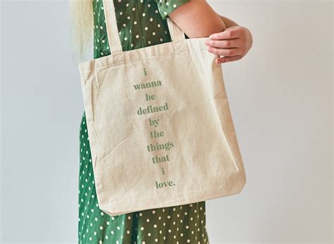 Sage Green Love Bag Sage Green Bag Minimalist Shoulder Bag Bookish Bag Gifted Tote Sage