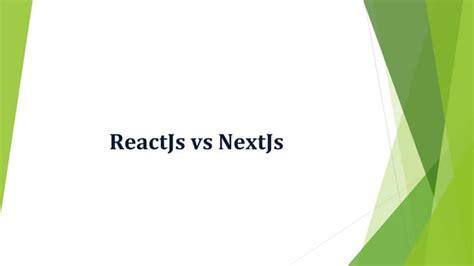Reactjs Vs Nextjspdf