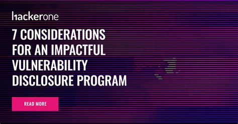 Hackerone On Linkedin Is Your Vulnerability Disclosure Program Set Up For Success