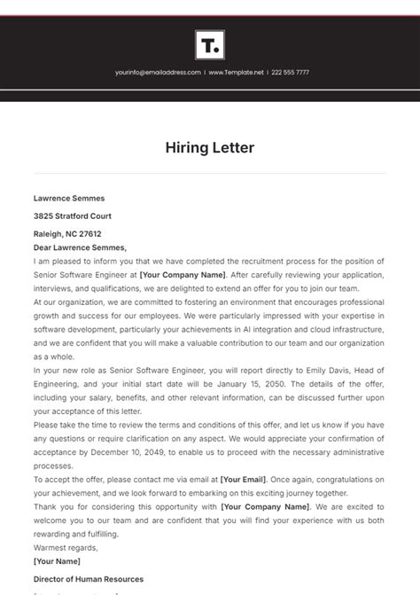 Free Applicant Tracking System ATS Cover Letter Template To Edit Online