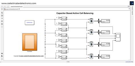 Capacitor Based Active Cell Balancing Of Four Lithium Ion Cells