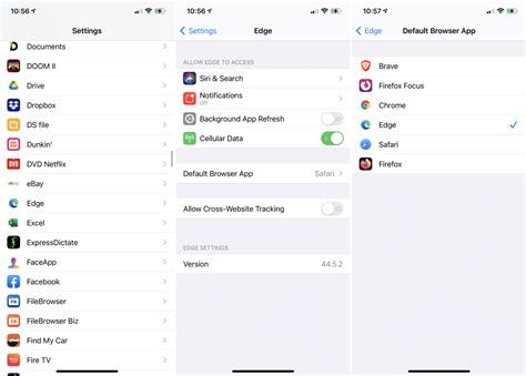 Как изменить браузер и почтовый клиент по умолчанию на Ios 14