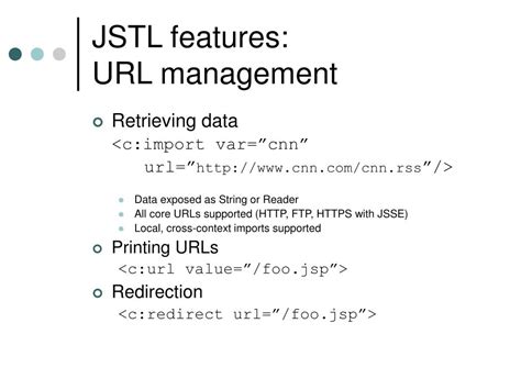 ppt jsp 2 0 and jstl principles and patterns powerpoint presentation id 422922