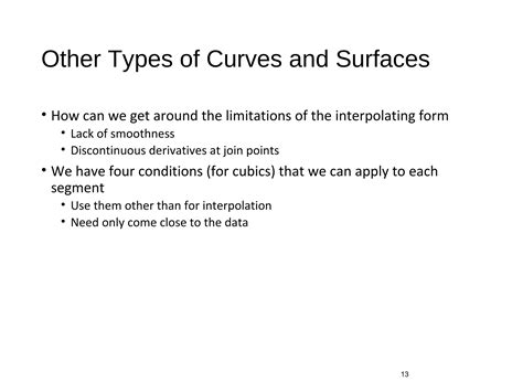 Designing Parametric Cubic Curves PPT
