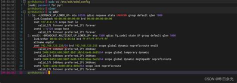 windows使用ssh远程连接 虚拟机）linux（ubuntu）的方法 csdn博客