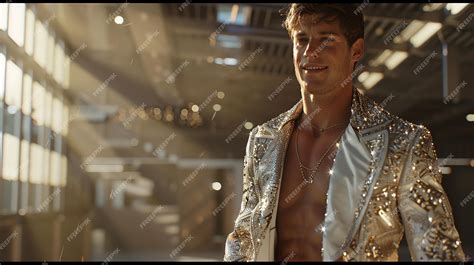 Premium Photo Gay Model Strutting Runway With Pride