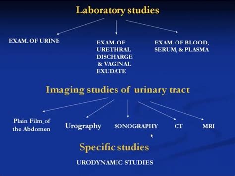Urologic Investigations Urine Blood Ejaculate Forced Prostatic Secretion Urethral