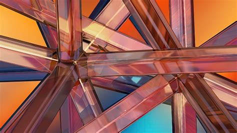 빨강 주황 투명 유리 별표 추상적 극적 열정적 열정 고급스러운 현대적인 3d 렌더링 그래픽 디자인 요소 배경 재료 3차원 인쇄에 대한 스톡 사진 및 기타 이미지 Istock