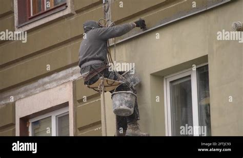 Plaster Cladding Stock Videos Footage HD And K Video Clips Alamy