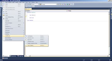 Dystopian Code Inserting Code Snippets In Visual Studio 2010
