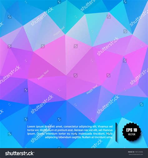 Abstract Colorful Triangle Pattern Wallpaper Background Stock Vector