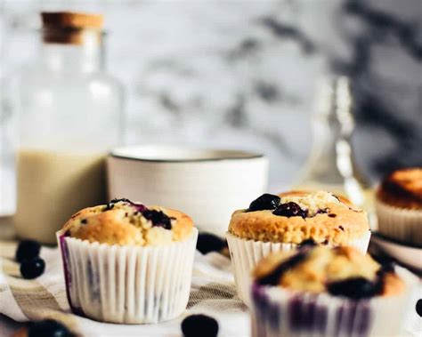 Vegan Blueberry Muffins Easy Breakfast Oh My Veggies