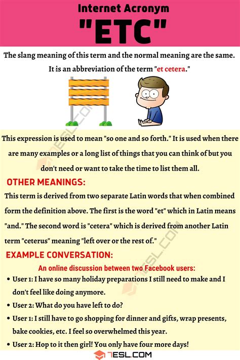 ETC Meaning What Does ETC Stand For 7ESL
