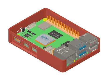 custodia per raspberry pi 5 ventola nvme geekworm x1001 remixato