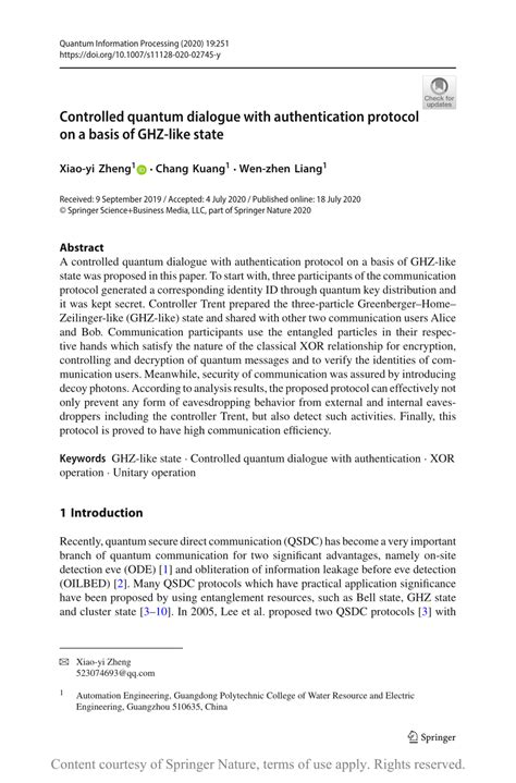 Controlled Quantum Dialogue With Authentication Protocol On A Basis Of