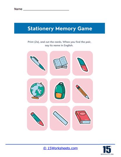 Visual Memory Worksheets 15 Worksheets Library