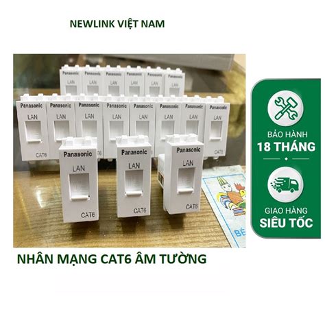 Bộ âm tường mạng CAT5 CAT6 Sạc nhanh USB ổ điện đơn ổ điện đôi mặt âm tường cao cấp Shopee