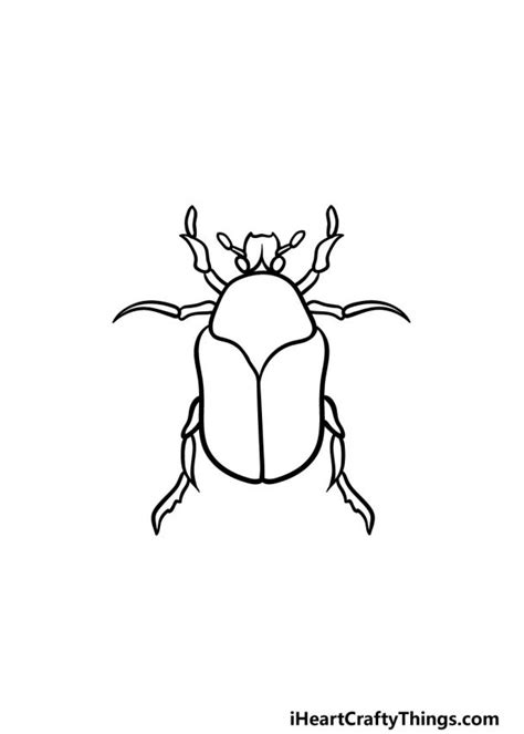 Bug Drawing How To Draw A Bug Step By Step
