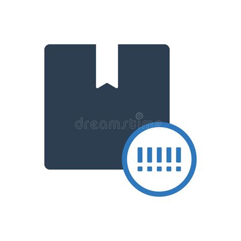 Barcode Icon Box Package Code Icon Stock Vector Illustration Of
