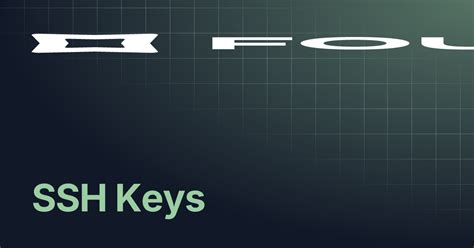 Ssh Keys Foundry Documentation